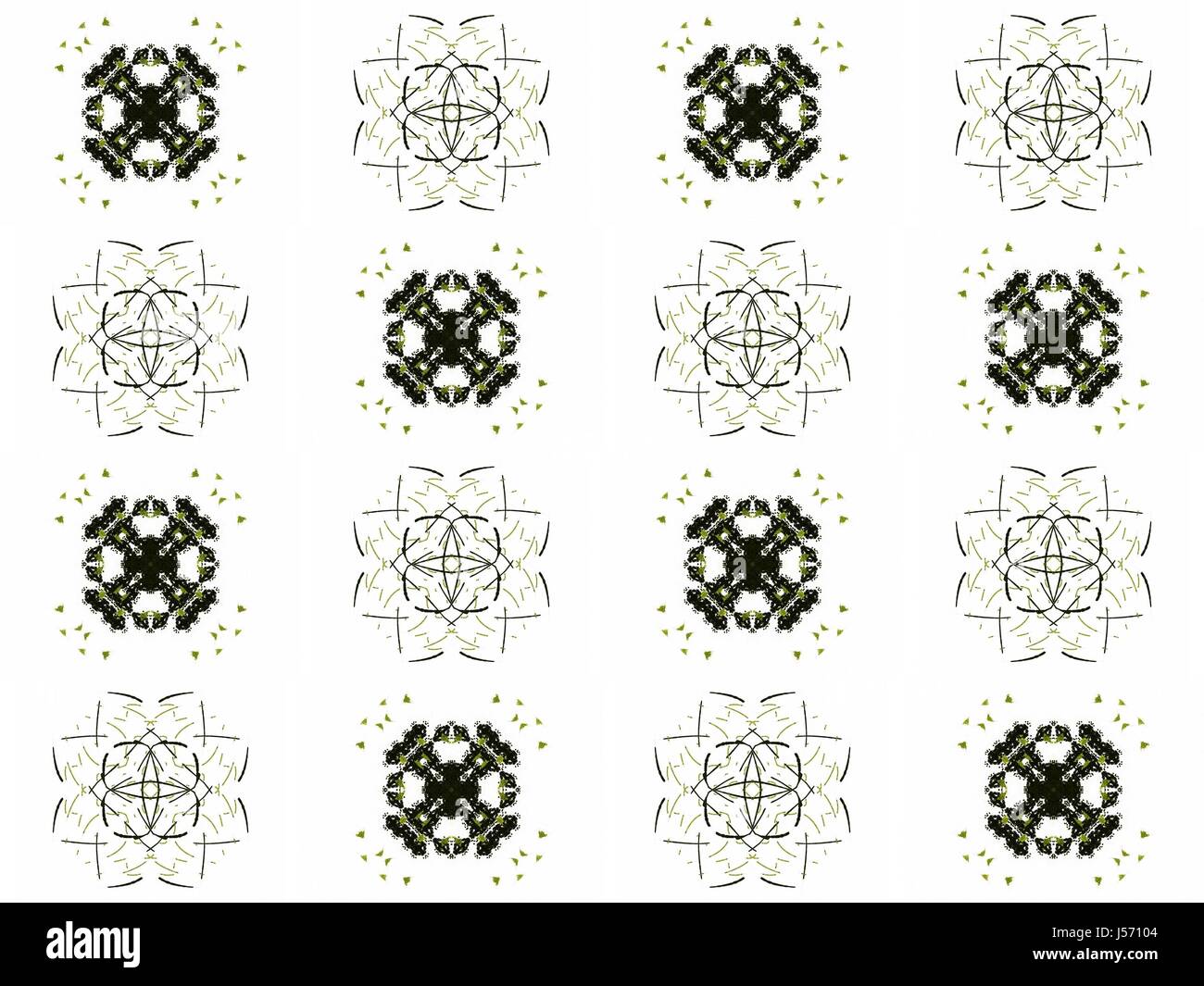 Seamless texture with 3D rendering abstract fractal gray pattern on a ...