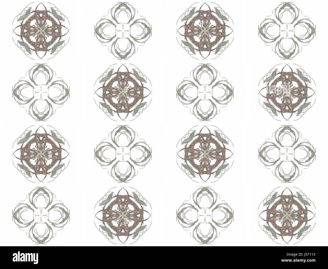 Seamless texture with 3D rendering abstract fractal gray pattern on a ...