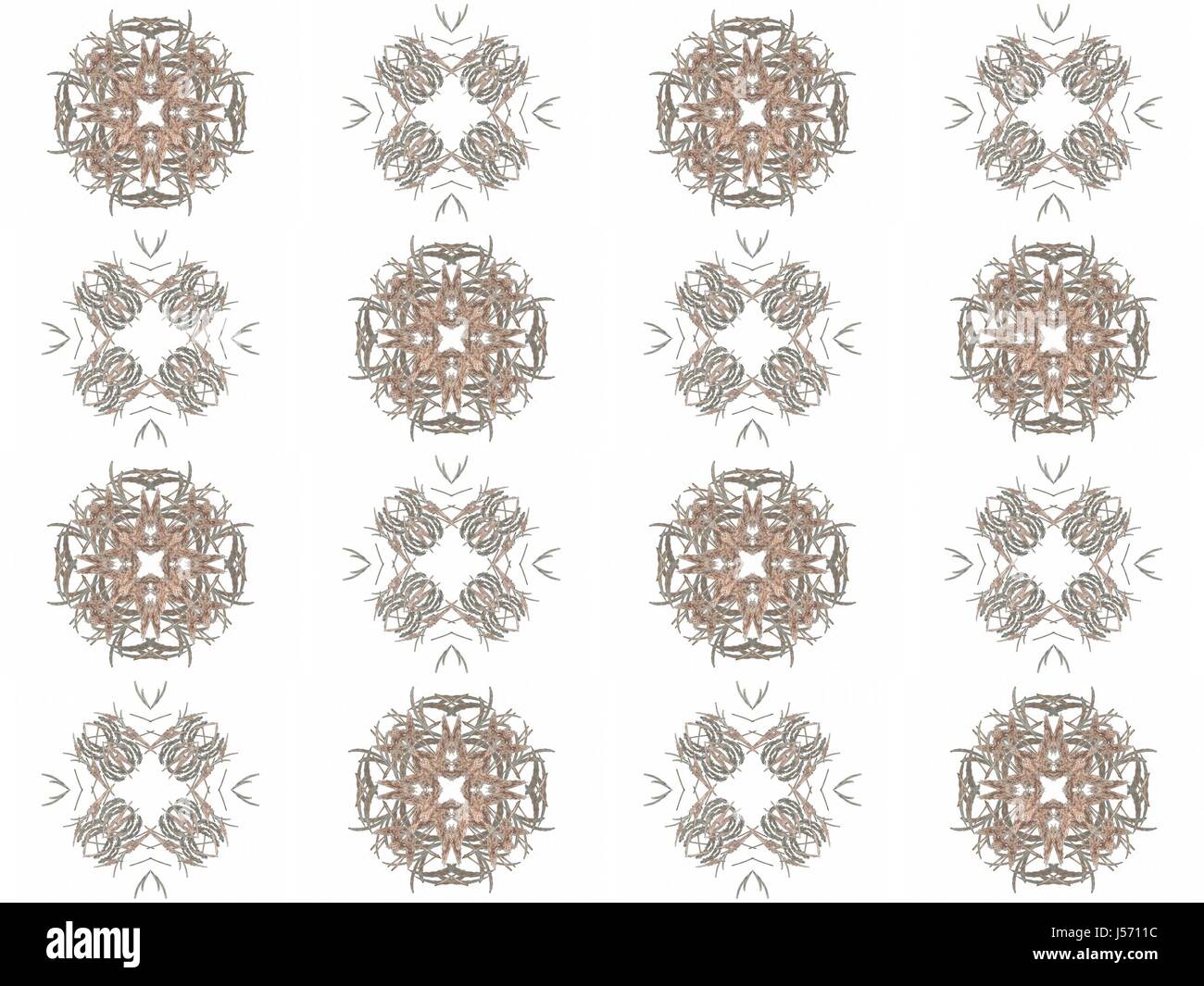 Seamless texture with 3D rendering abstract fractal gray pattern on a ...