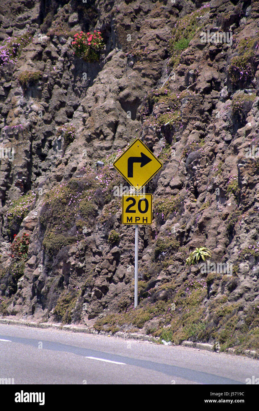 usa,sign,signal,traffic sign,right,20 mph Stock Photo - Alamy