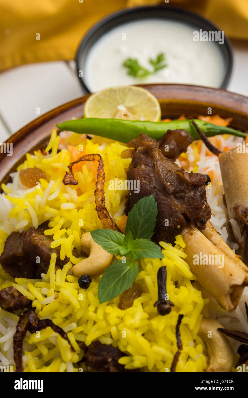Mutton biryani hi-res stock photography and images - Alamy