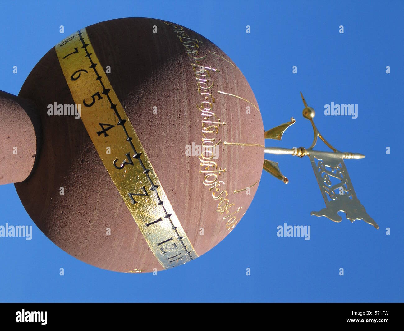 historical story stone future time brilliance flag direction sun dial ...