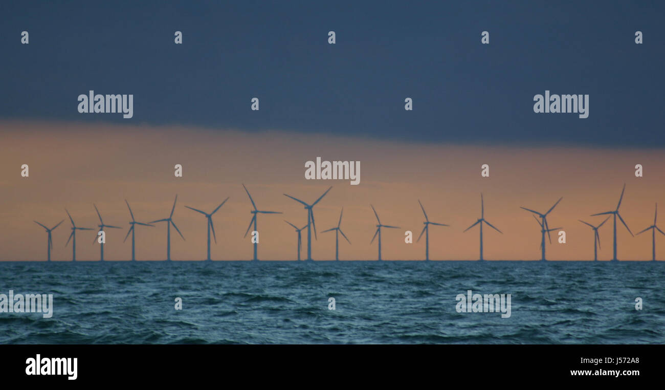 evening denmark water baltic sea salt water sea ocean wind energy wind ...