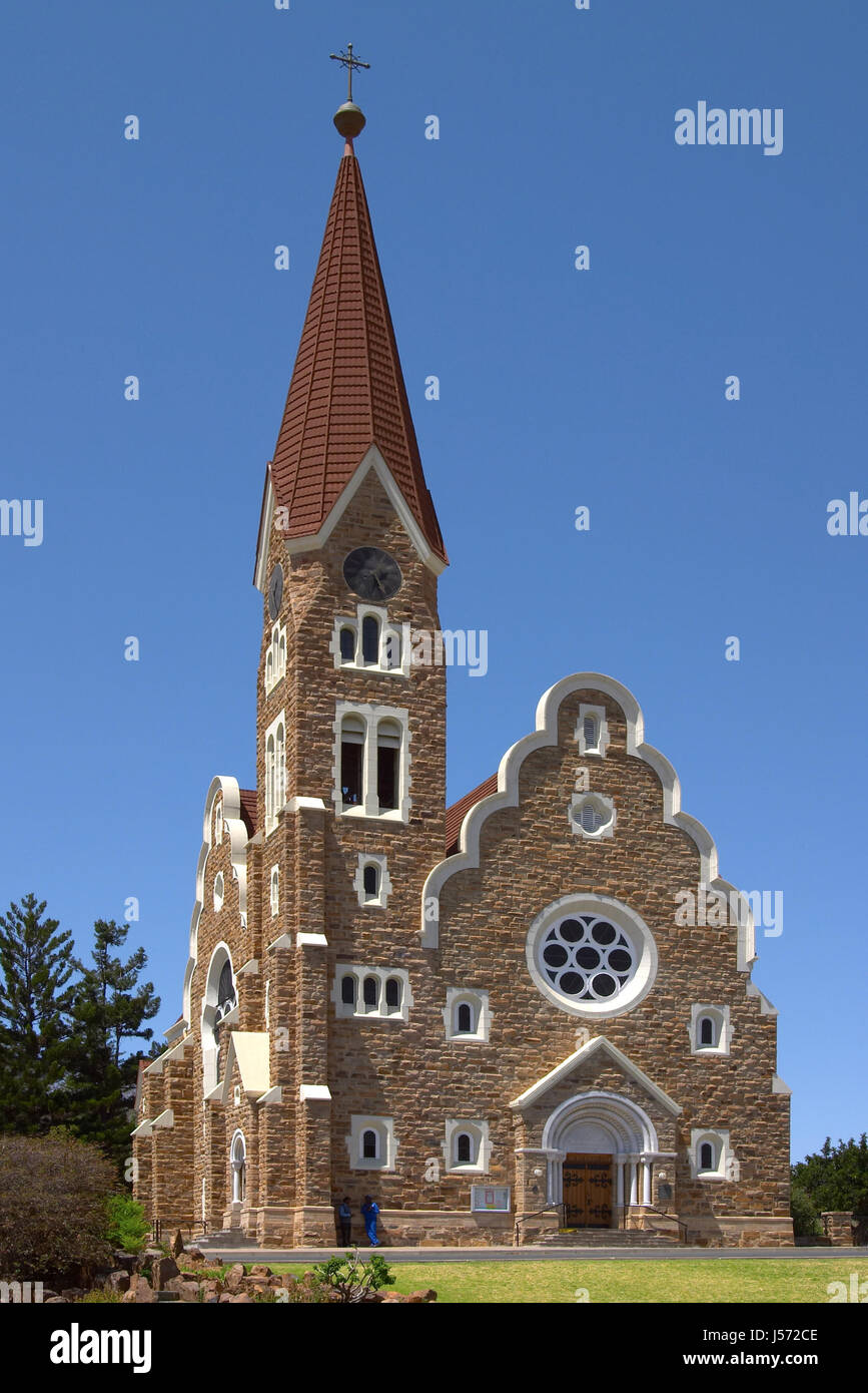 blue tower church monument heaven paradise africa namibia pointed ...