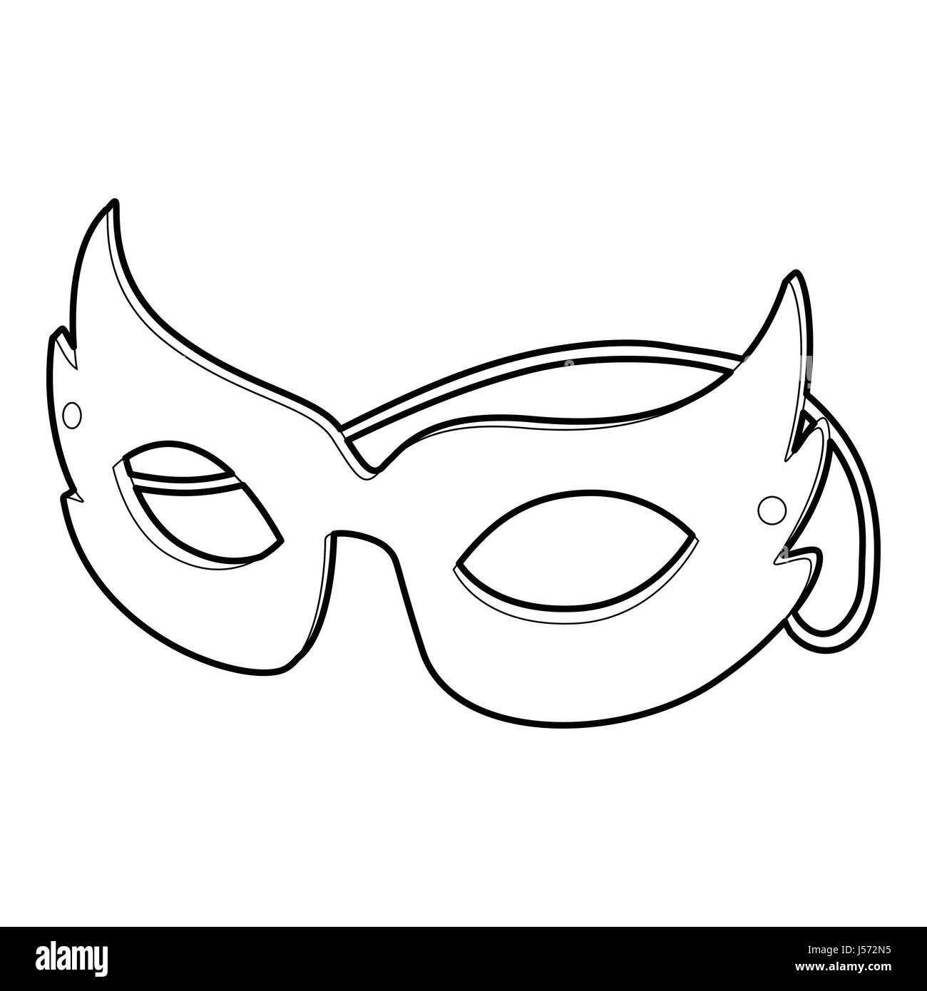 Christmas face mask Black and White Stock Photos & Images - Alamy