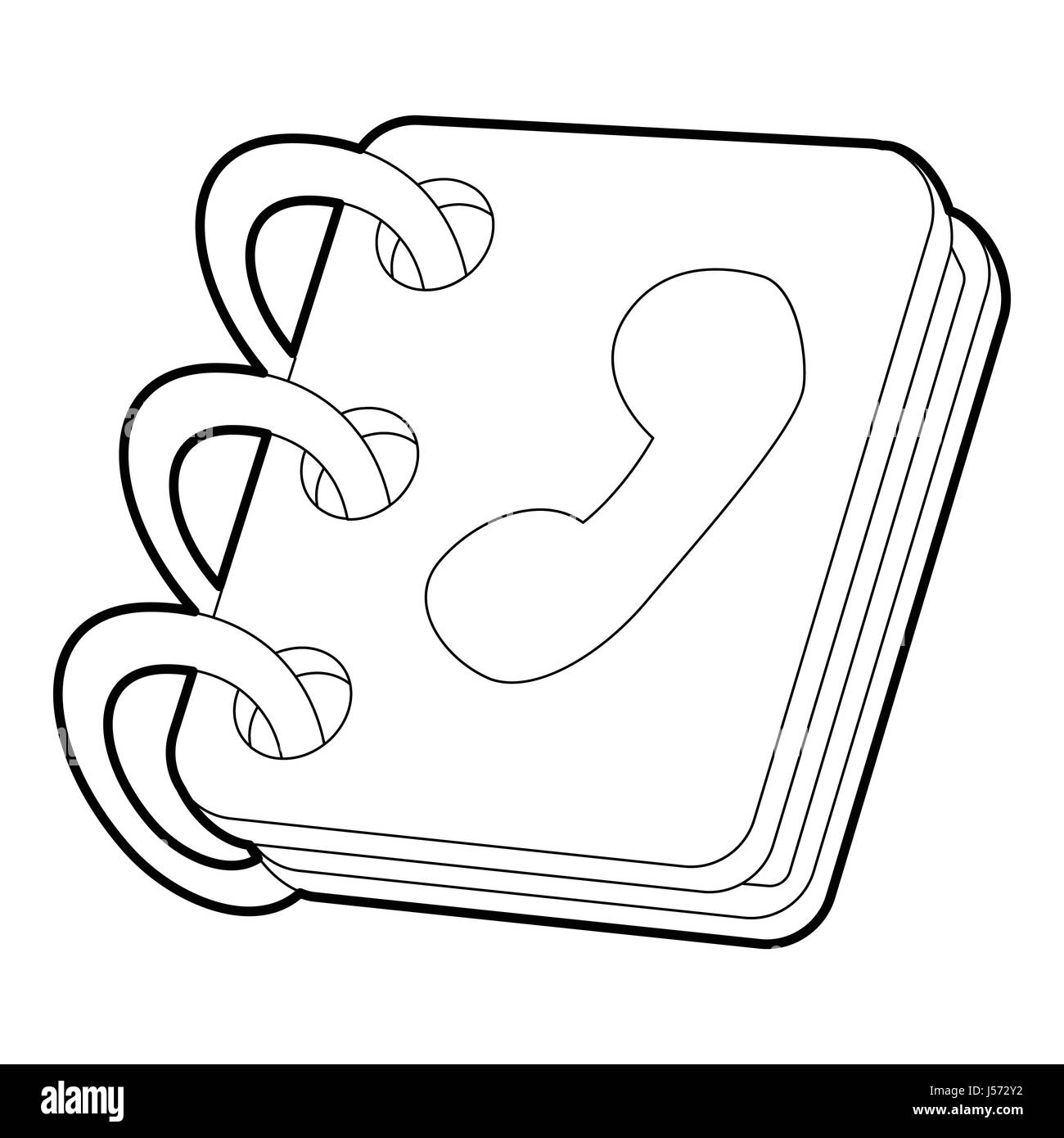 Notebook icon, outline style Stock Vector Image & Art - Alamy Notebook icon, outline style Stock Vector Image & Art - Alamy