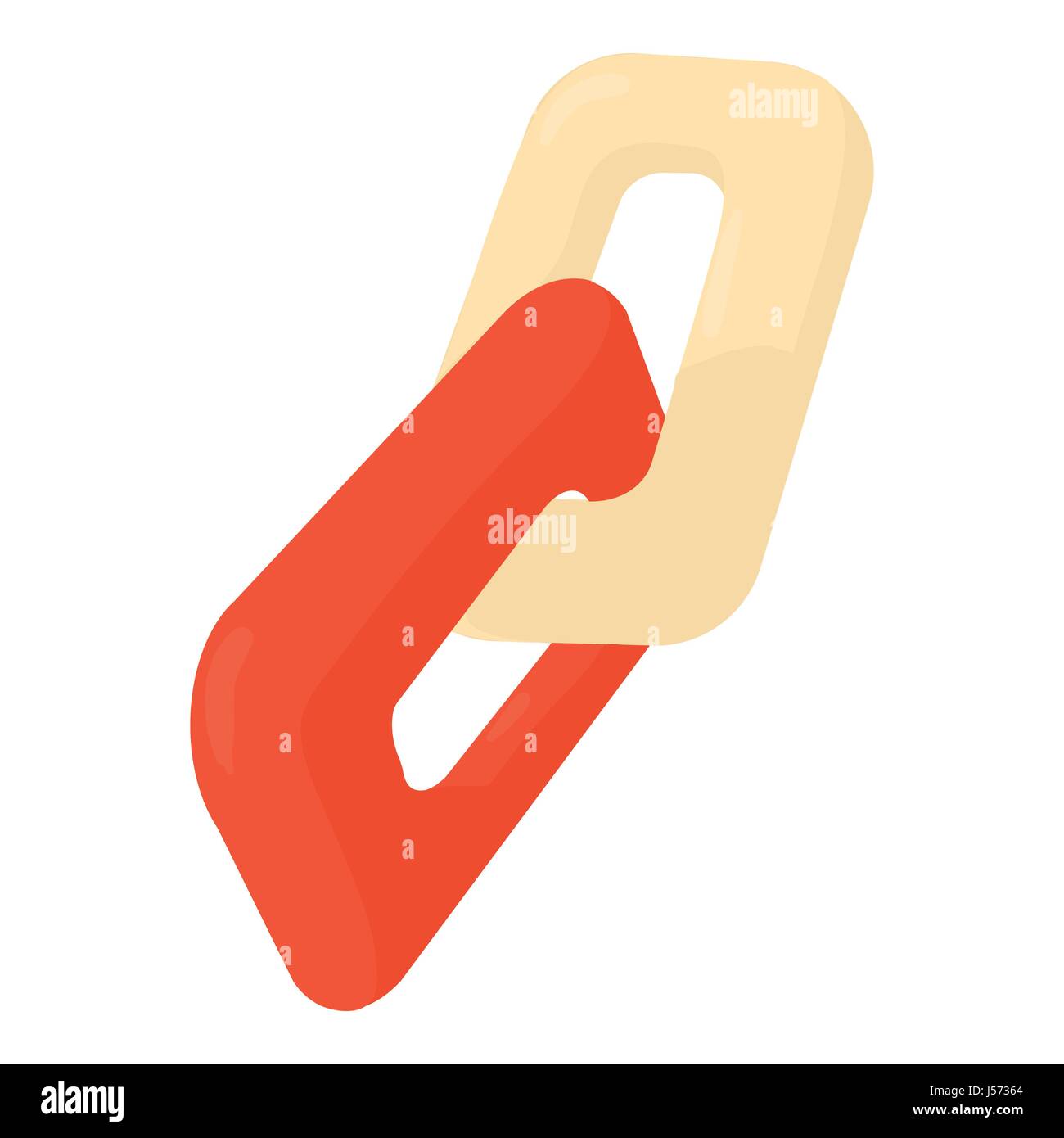 Chain link icon icon cartoon Stock Vector Images - Alamy