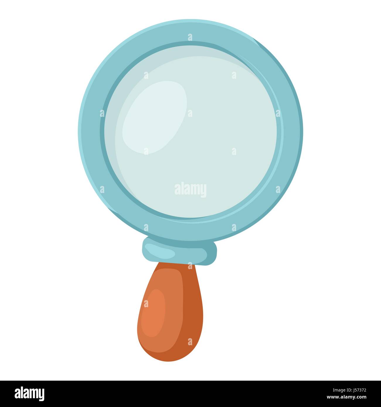Magnifier icon, cartoon style Stock Vector Image & Art - Alamy