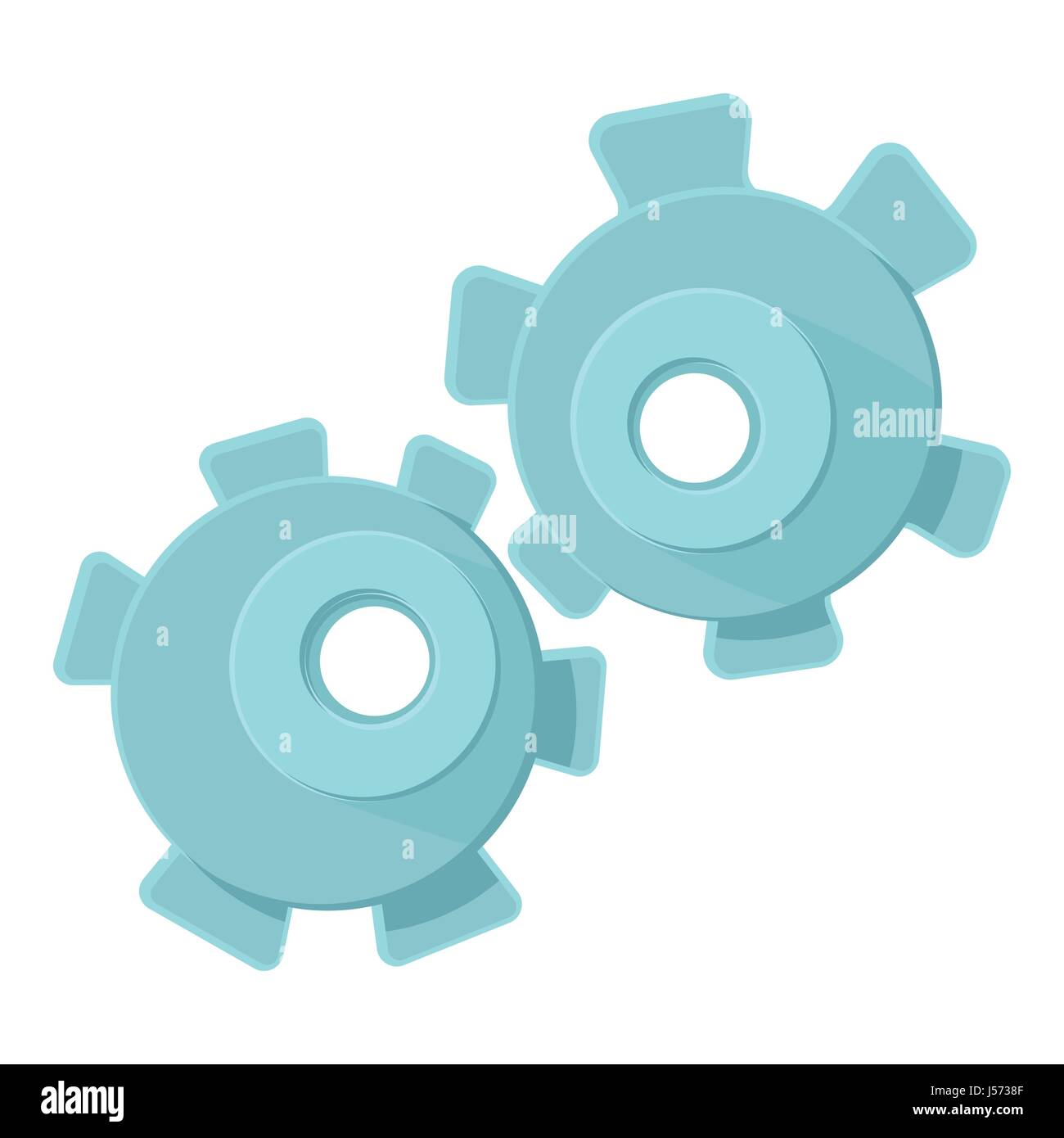 Cogwheel icon, cartoon style Stock Vector Image & Art - Alamy