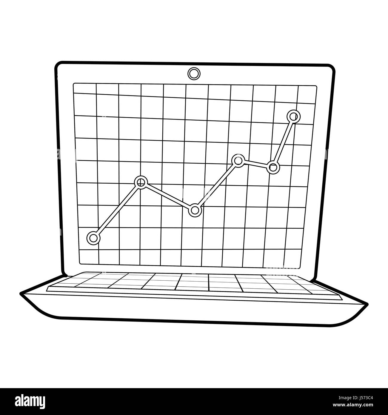Graphic icon, outline style Stock Vector Image & Art - Alamy