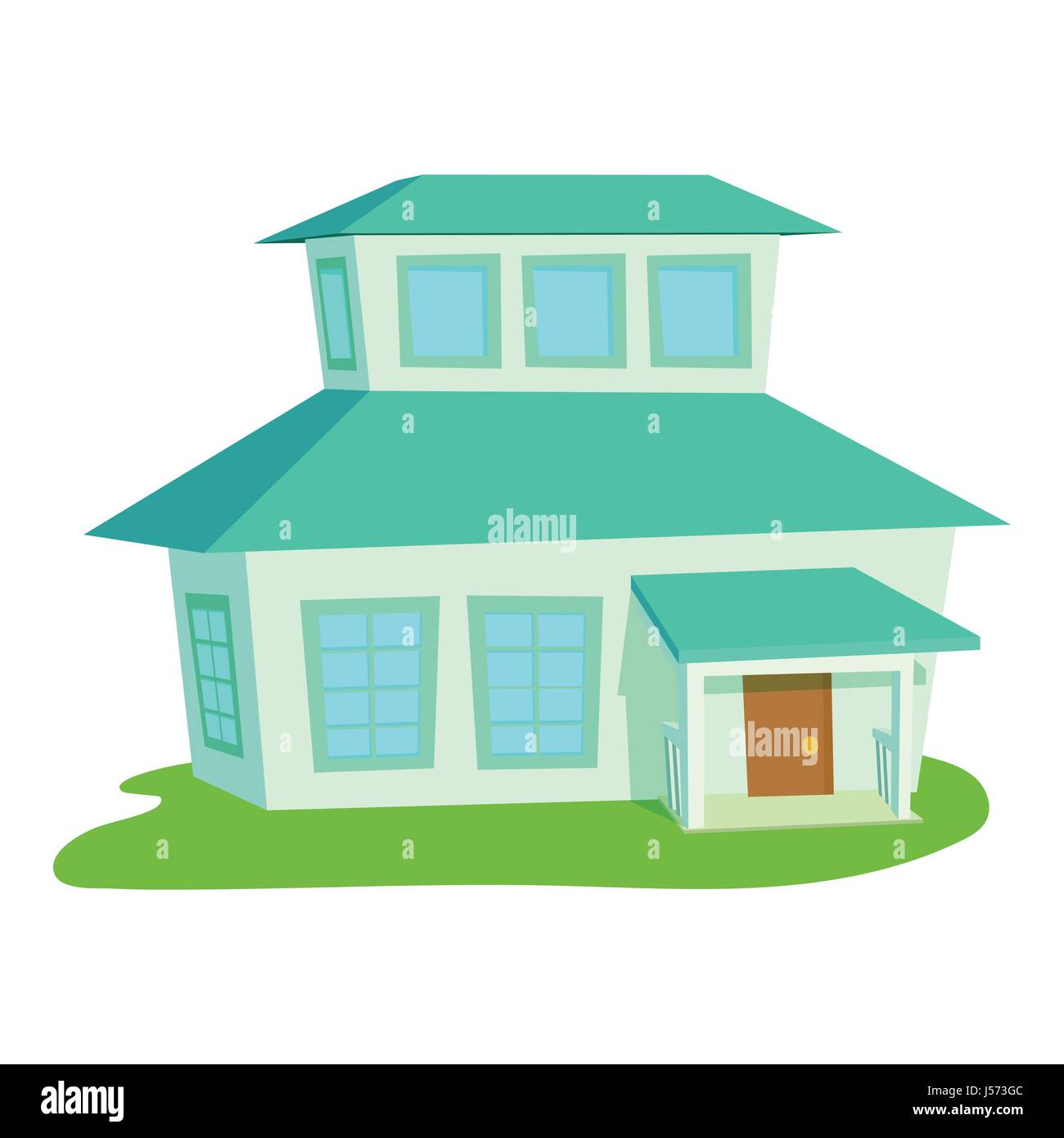Big house icon, cartoon style Stock Vector Image & Art - Alamy
