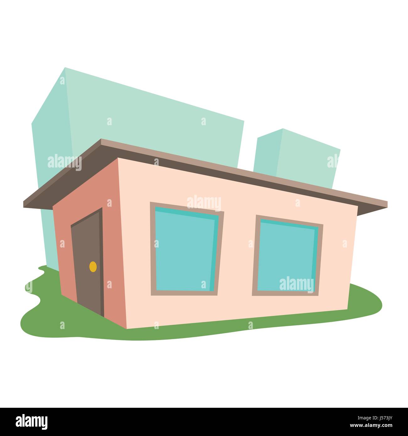 Small house, icon, cartoon style Stock Vector Image & Art - Alamy