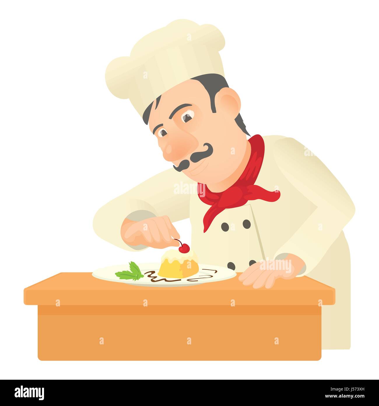Pastry chef icon, cartoon style Stock Vector Image & Art - Alamy