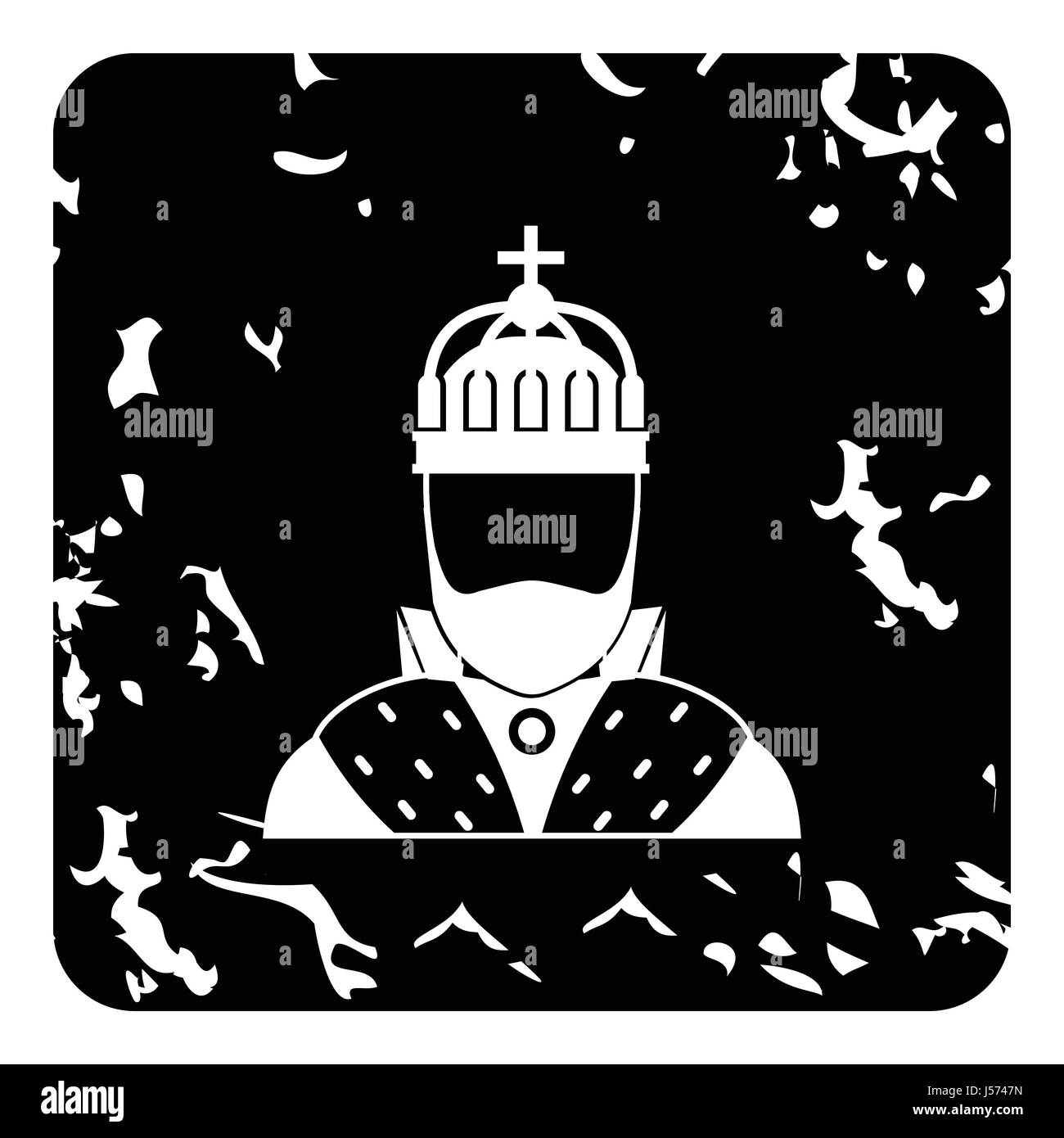 King icon, grunge style Stock Vector Image & Art - Alamy