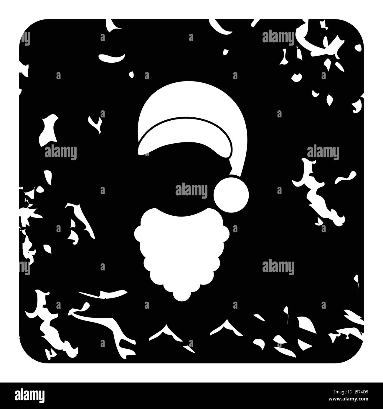 Traditional red santa hat Black and White Stock Photos & Images - Alamy