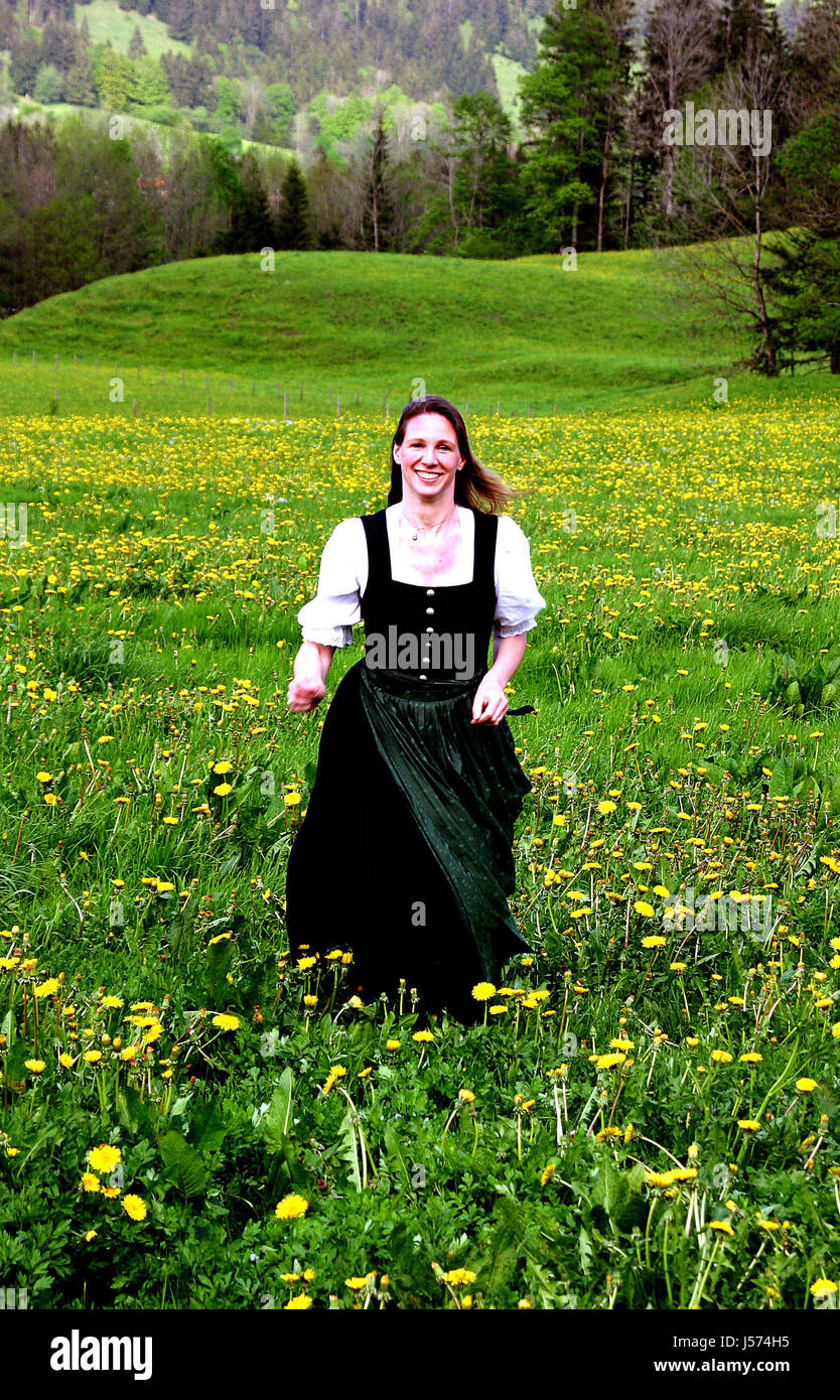 Girl plaits running hi-res stock photography and images - Alamy