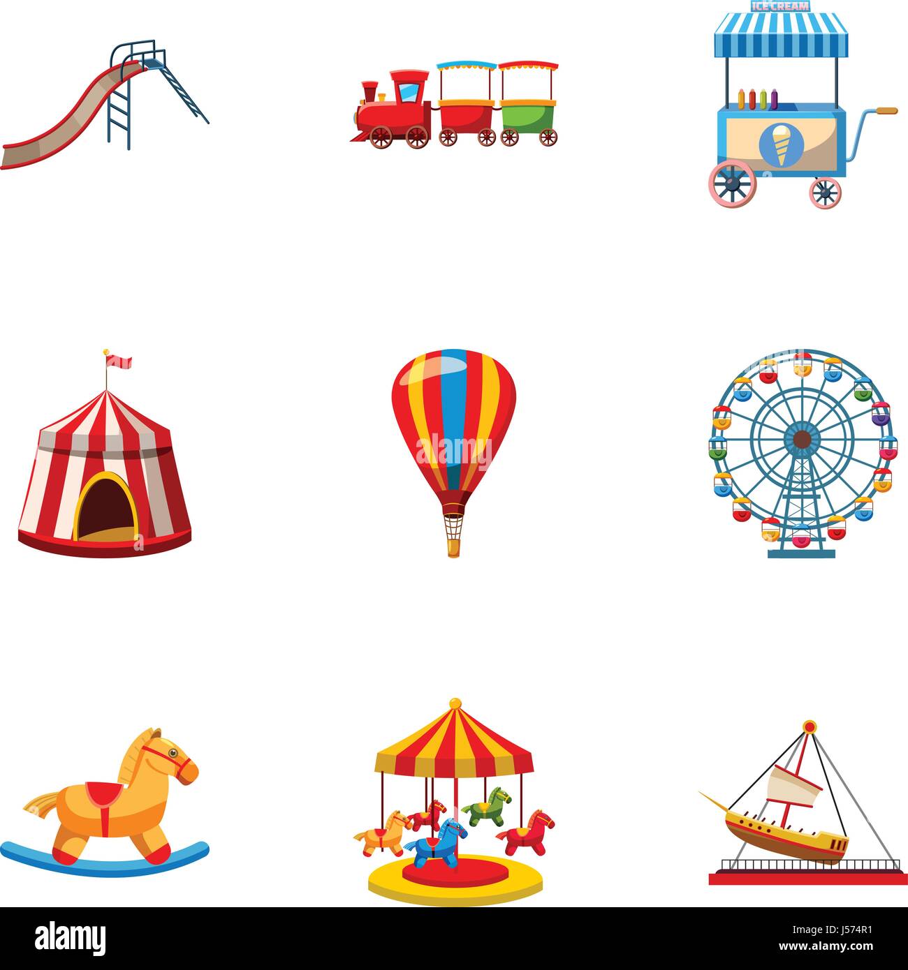 Children rides icons set, cartoon style Stock Vector Image & Art - Alamy Children rides icons set, cartoon style Stock Vector Image & Art - Alamy