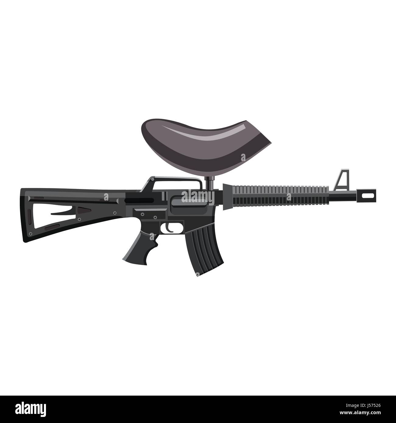Paintball gun icon, cartoon style Stock Vector Image & Art - Alamy