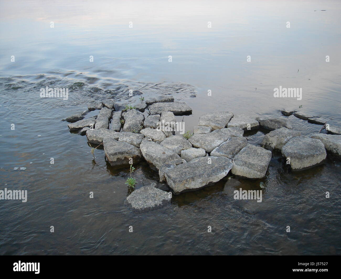 stones on the river Stock Photo - Alamy