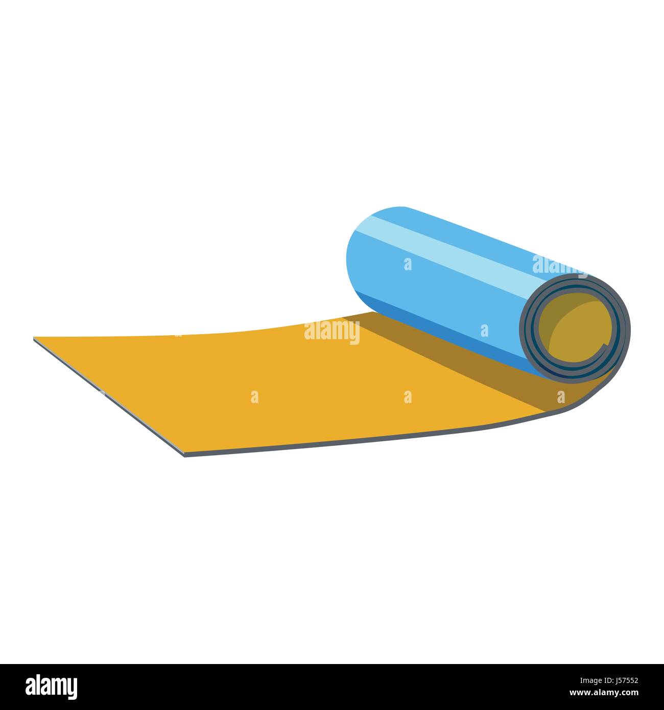 Rolled up map icon, cartoon style Stock Vector Image & Art - Alamy