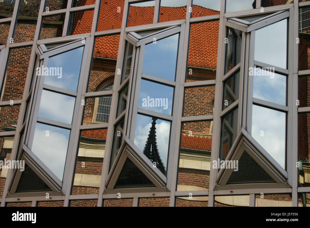 mirror image of a church Stock Photo - Alamy