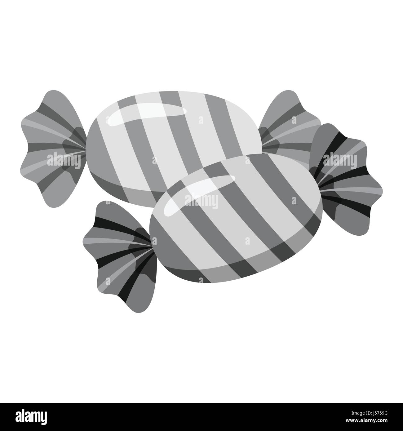 Candy icon, gray monochrome style Stock Vector Image & Art - Alamy