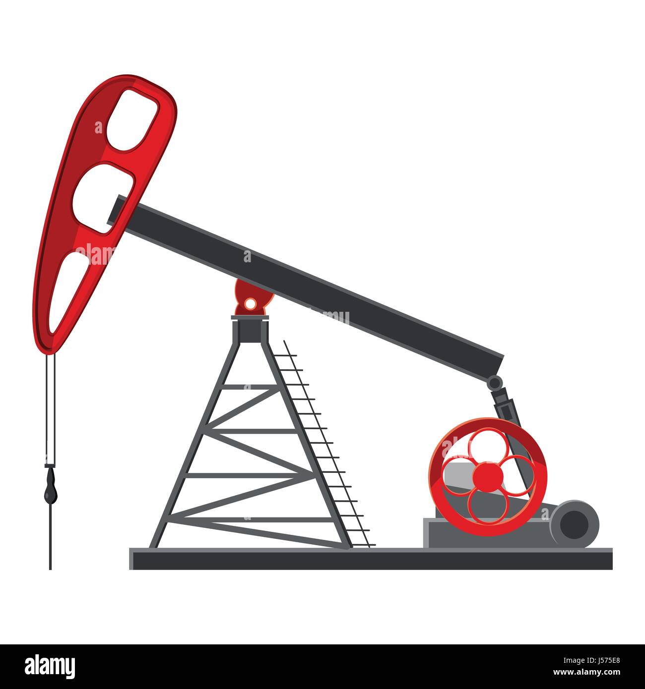 Oil rig icon, cartoon style Stock Vector Image & Art - Alamy