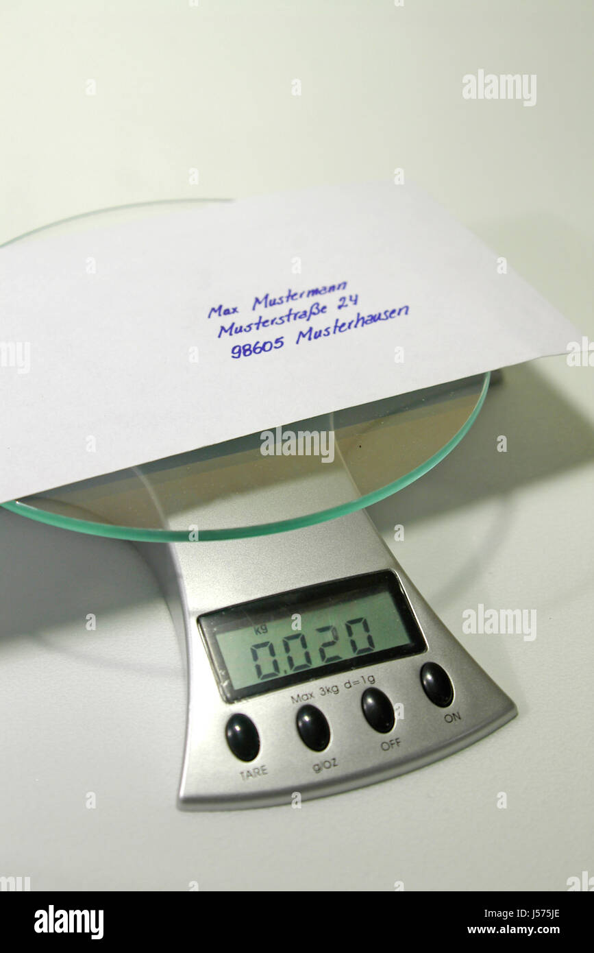 Postage scales hi-res stock photography and images - Alamy