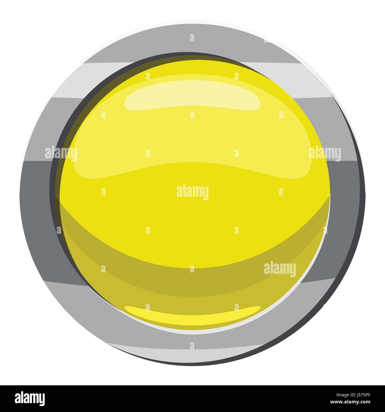 Round button icon, cartoon style Stock Vector Image & Art - Alamy