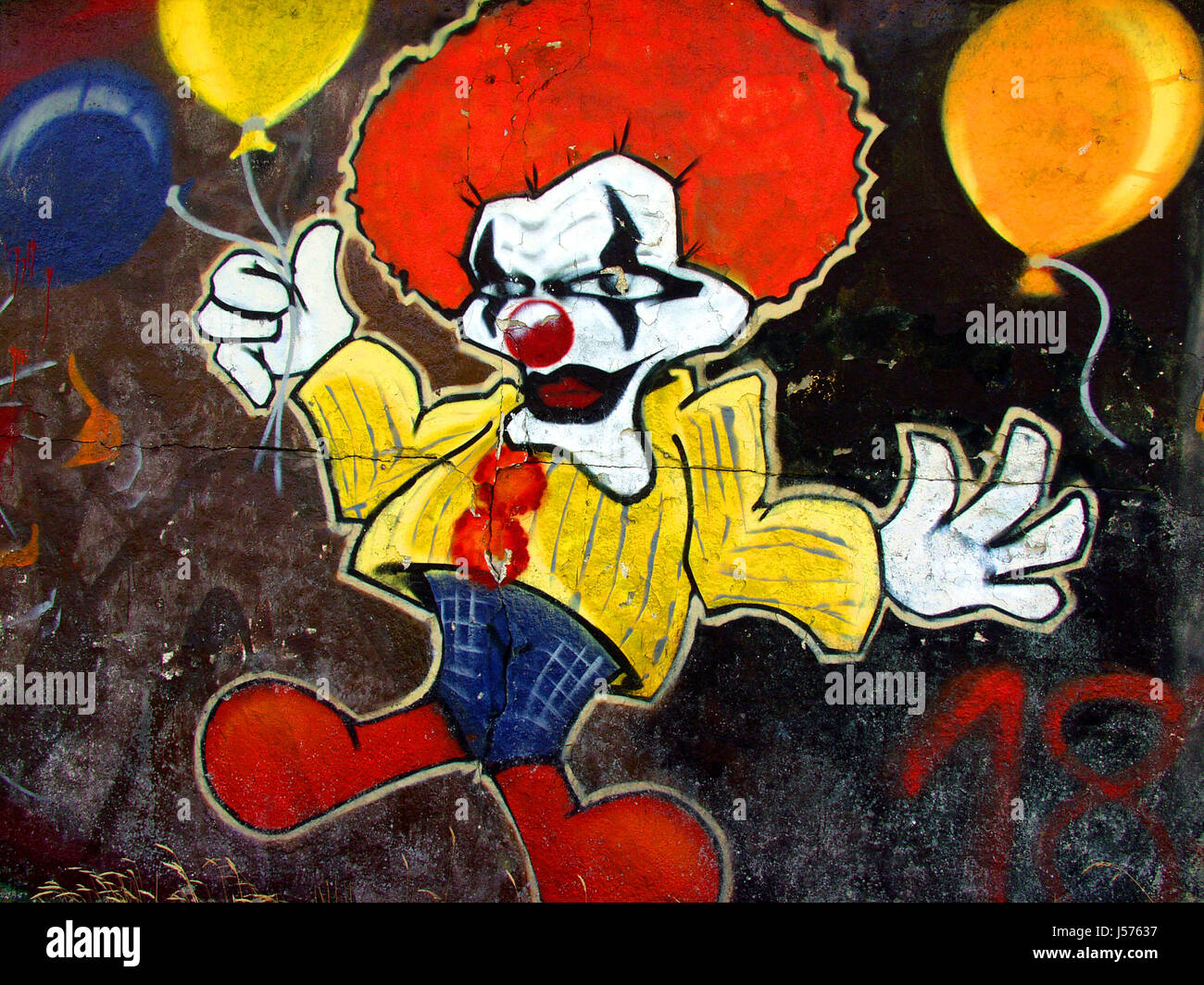 Twisted Clown Drawings