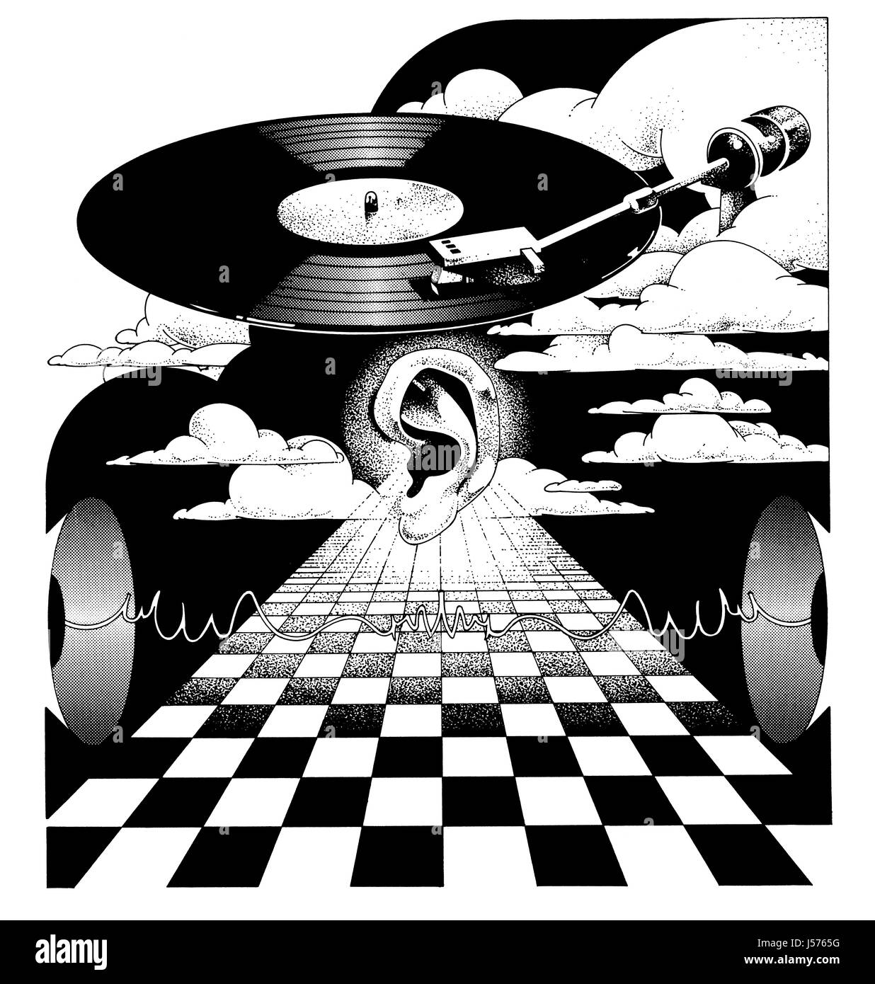Record drawing hi-res stock photography and images - Alamy