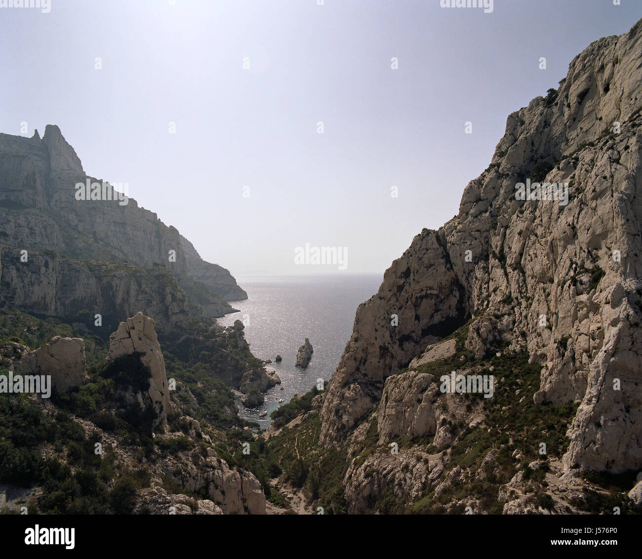 at the calanques i Stock Photo - Alamy
