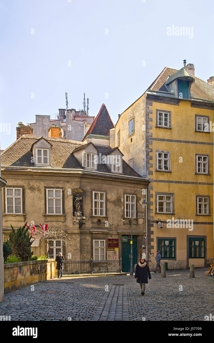 Quet street in Vienna Stock Photo - Alamy