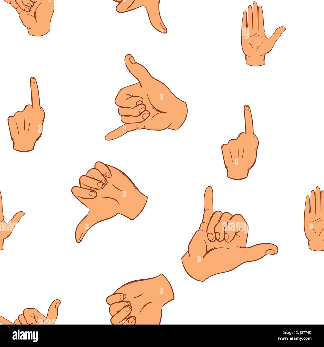 Gestural pattern, cartoon style Stock Vector Image & Art - Alamy