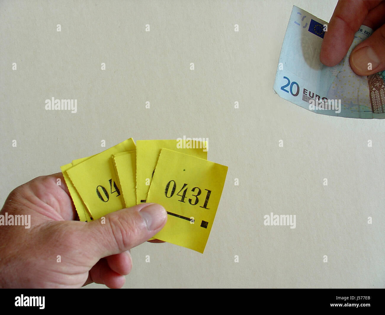 Losverkufer hi-res stock photography and images - Alamy