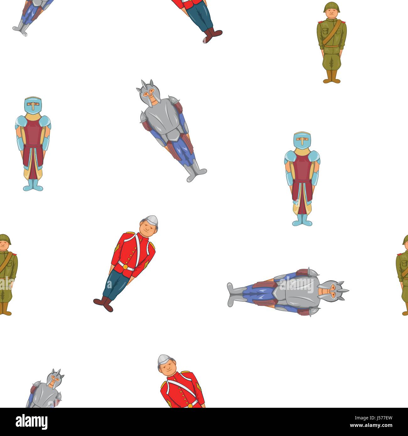 Types of military pattern, cartoon style Stock Vector Image & Art - Alamy