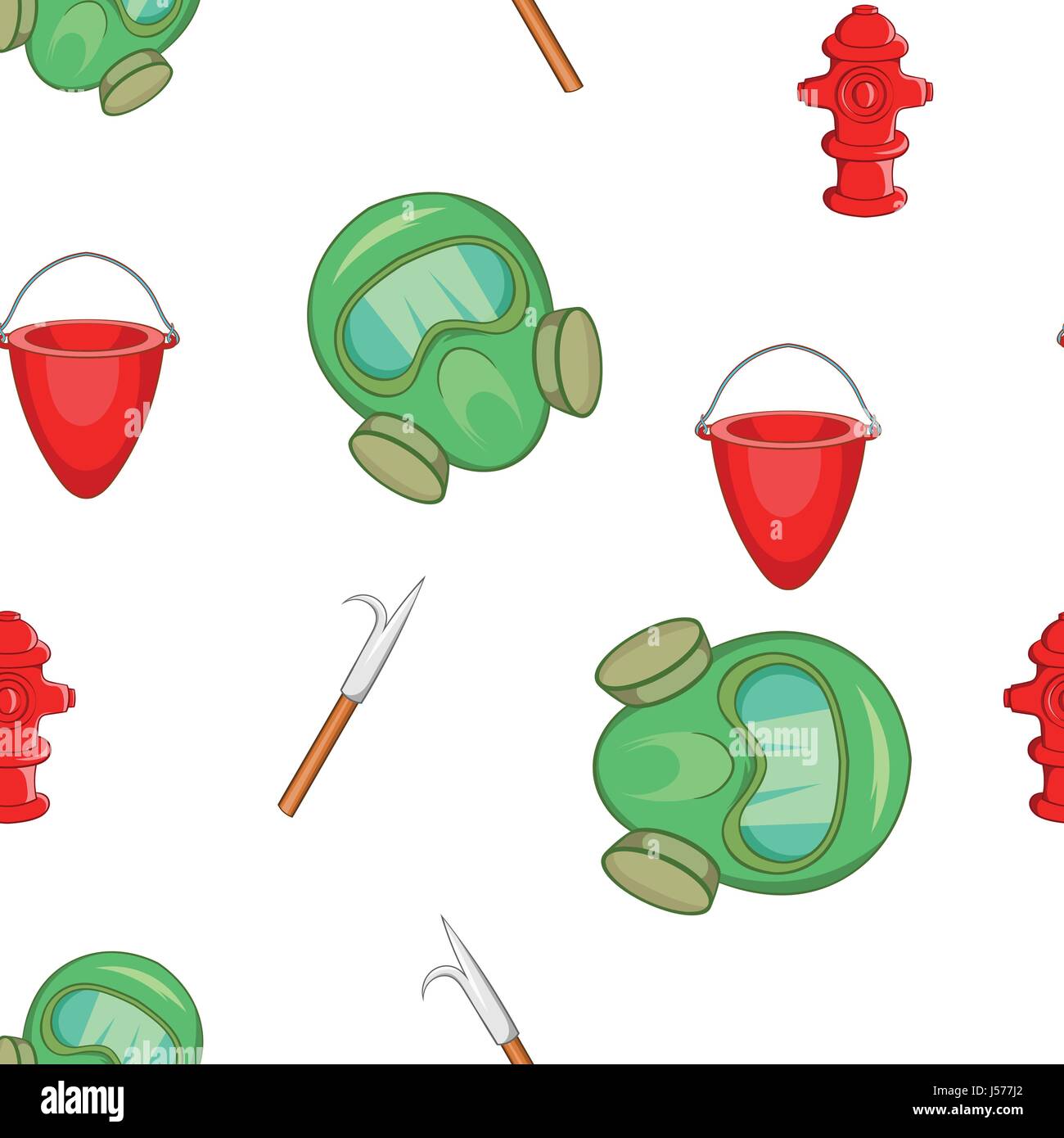 Fire pattern, cartoon style Stock Vector Image & Art - Alamy