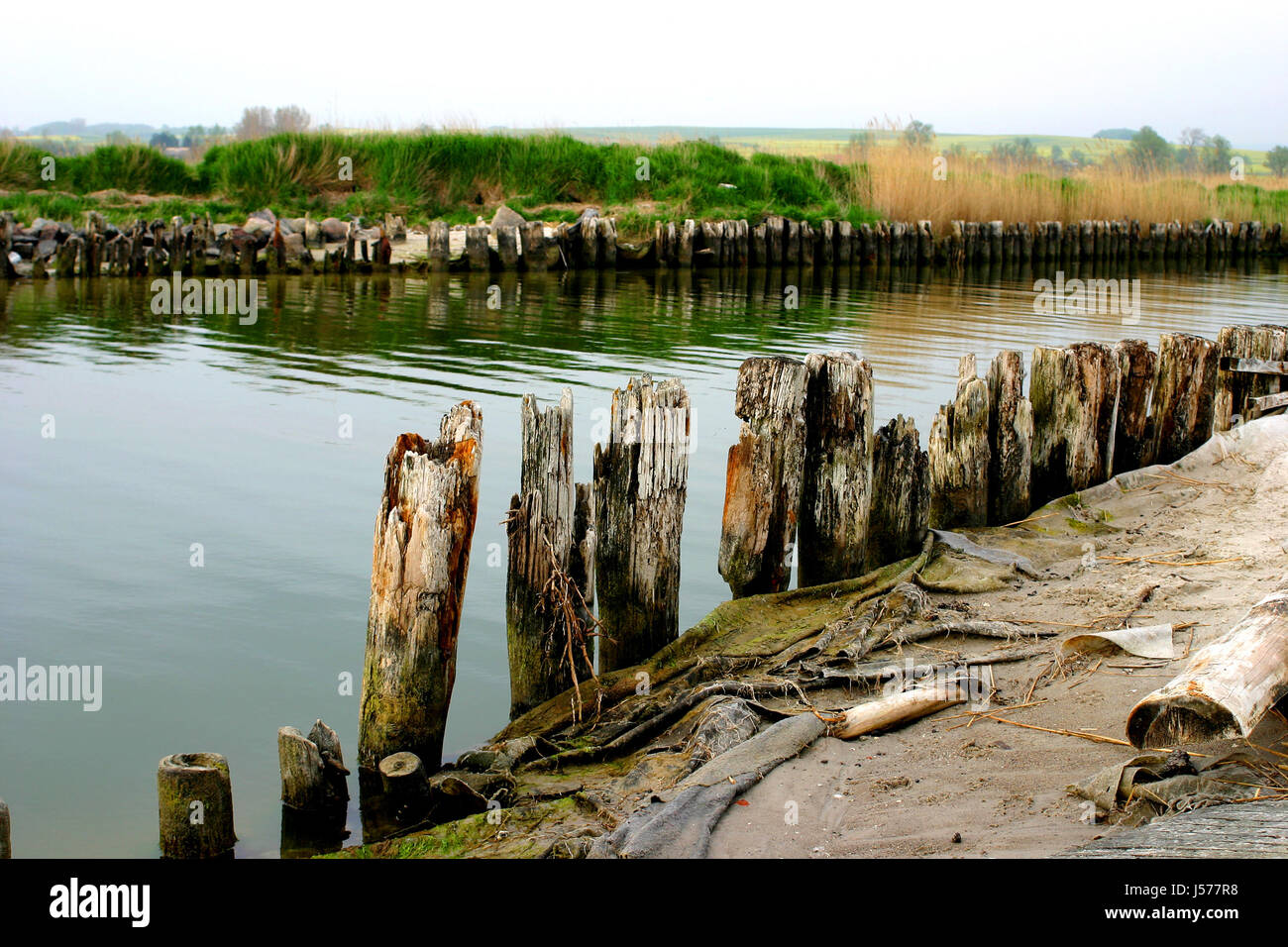 channel at the harbor Stock Photo - Alamy