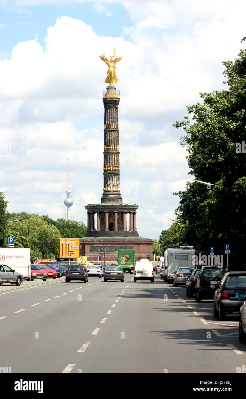 monument traffic transportation statue berlin symbols triumphal column ...