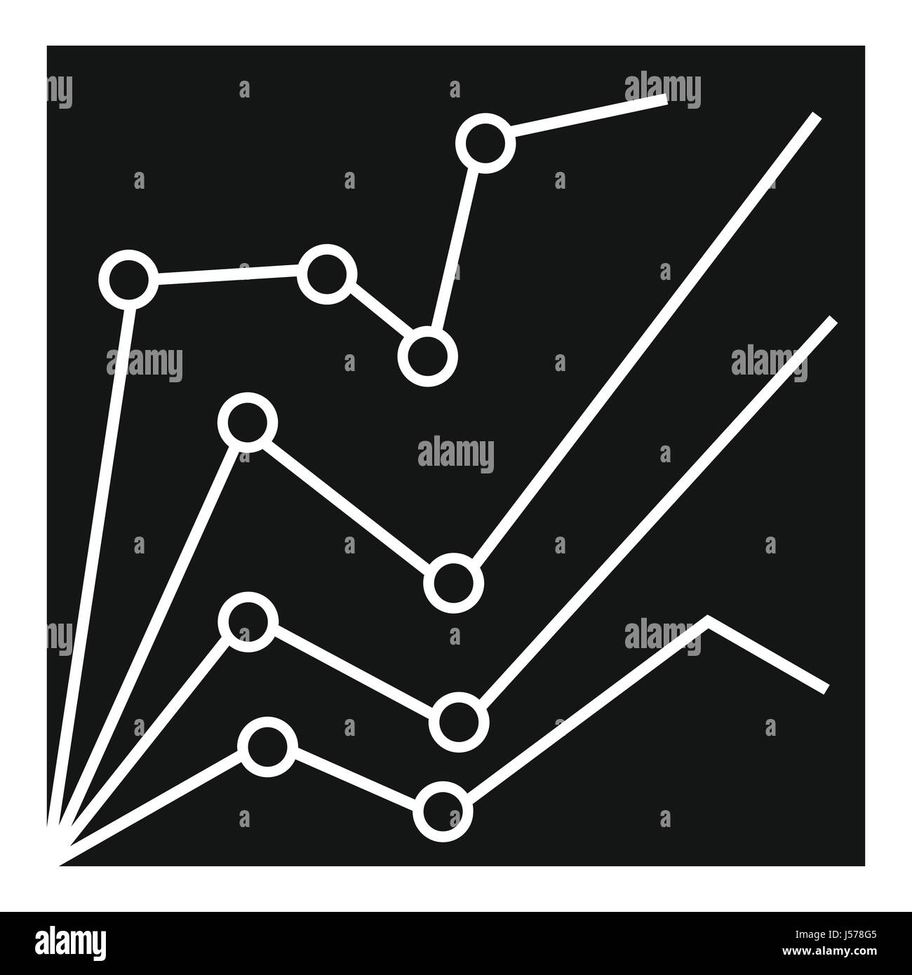 Financial statistics icon, simple style Stock Vector Image & Art - Alamy