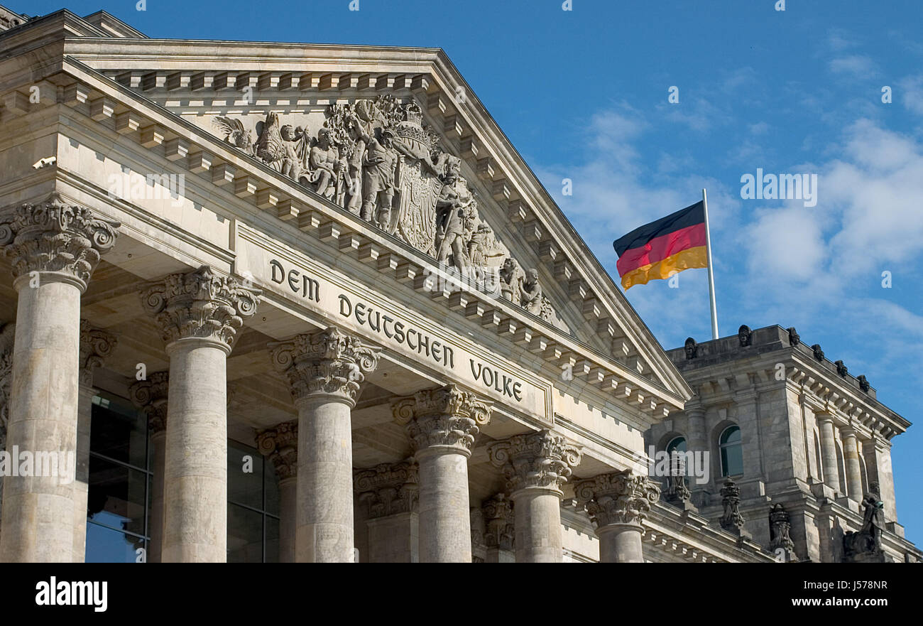 political columns berlin parliament bundestag german parliament (lower ...
