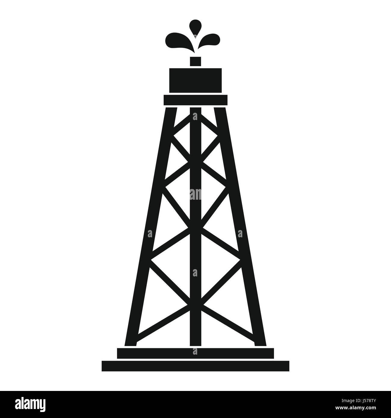 Oil rig icon, simple style Stock Vector Image & Art - Alamy Oil rig icon, simple style Stock Vector Image & Art - Alamy