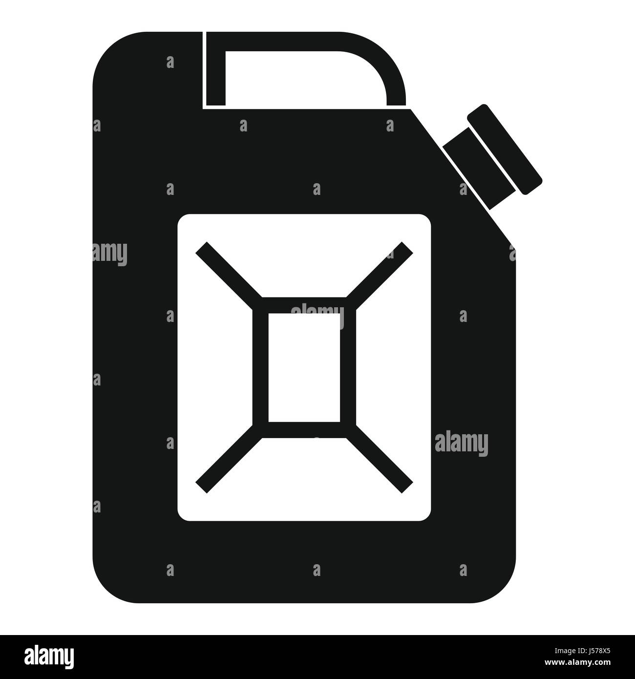 Jerrycan icon, simple style Stock Vector Image & Art - Alamy