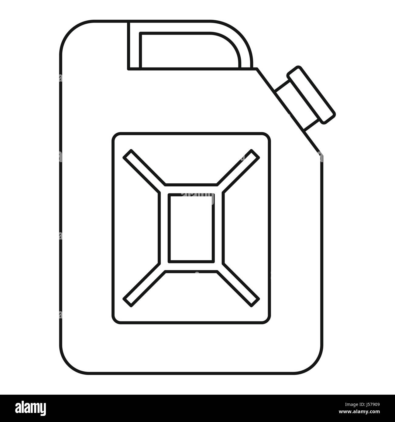 Petrol tank icon, outline style Stock Vector Image & Art - Alamy