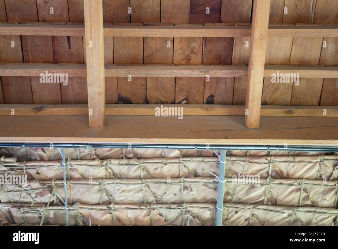 Traditional Architecture Of Dried Leaves Roof, stock photo Stock Photo ...