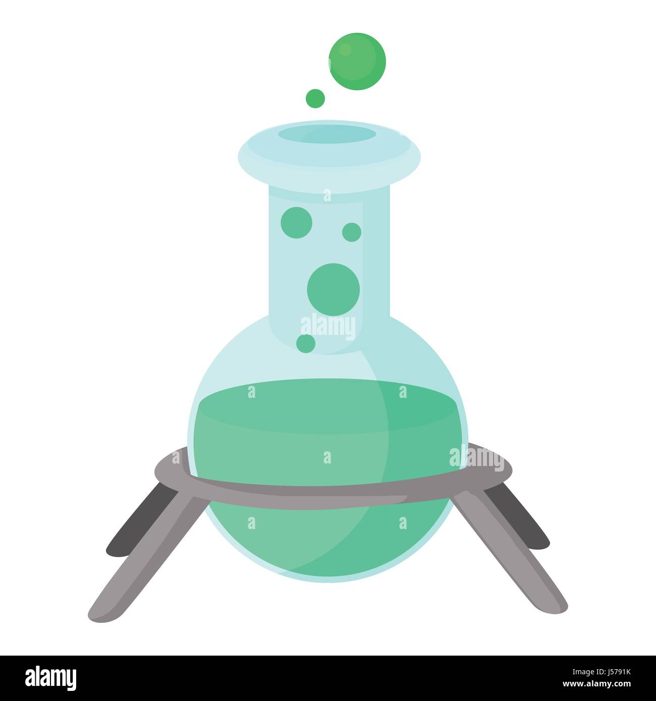 Test flask icon, cartoon style Stock Vector Image & Art - Alamy