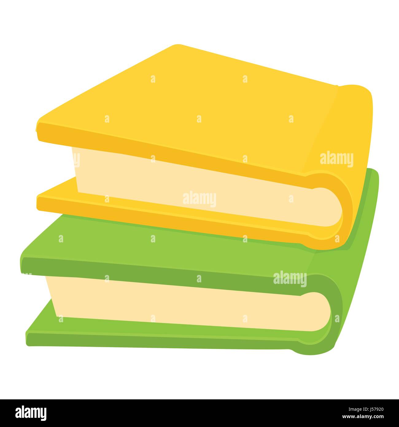 Two books icon, cartoon style Stock Vector Image & Art - Alamy