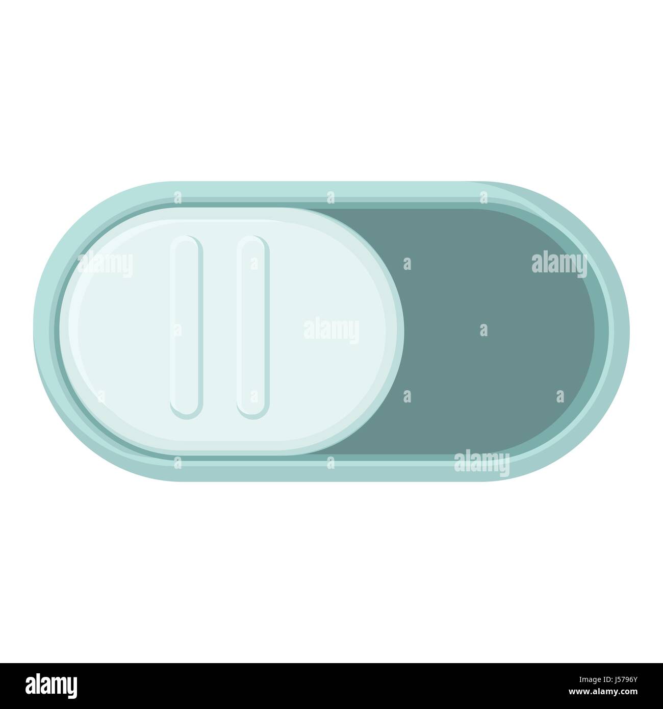 On or off slider icon, cartoon style Stock Vector Image & Art - Alamy