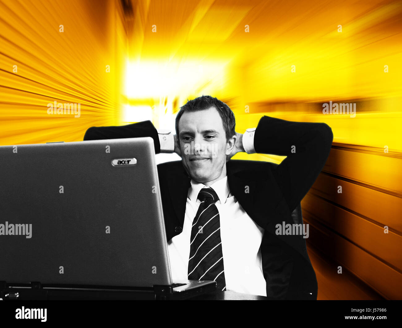 happier manager - part 1 Stock Photo - Alamy
