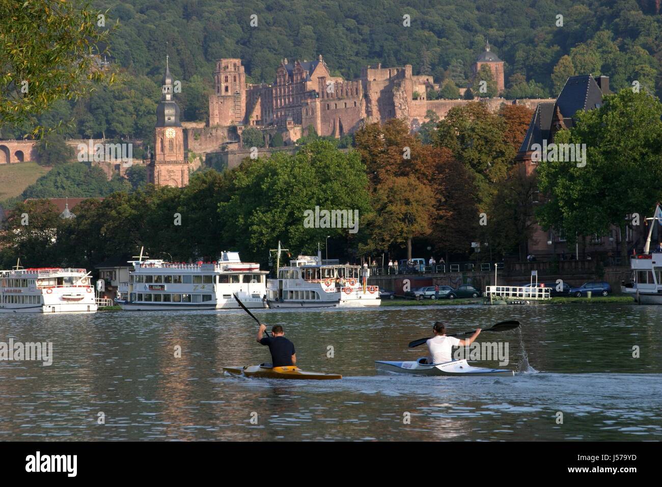 houses church tree trees ships sailing boat sailboat rowing boat boat ...